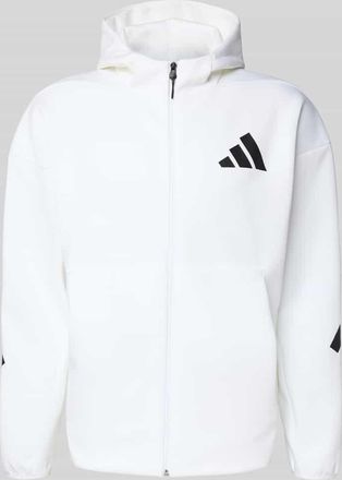 adidas Sweatjacke mit Rei&szlig;verschluss