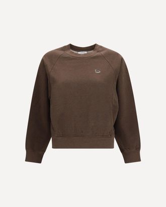 Maison Kitsun&eacute; Baby Fox open-pocket Sweatshirt Female XS
