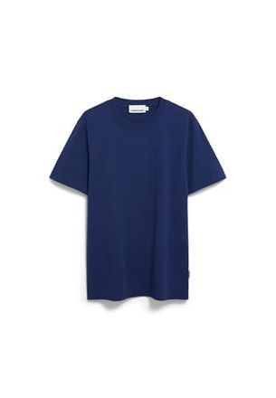 Armedangels T-shirt &eacute;pais pour homme en m&eacute;lange de coton recycl&eacute; MAARKOS Relaxed Fit, M