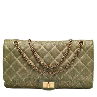 Chanel Pre-owned Reissue 2.55 Shoulder Bag - Femme - Pre-owned - Vert - Taille: ONE Size
