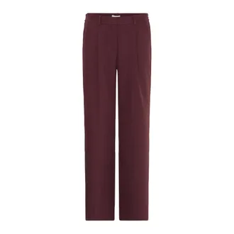 Ichi Ichi, Femme, Pantalons, Rouge, Taille: 46 FR Pantalon Droit