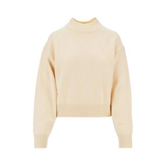 Pinko Woll-Kaschmir-Pullover - - Knitwear - Damen - Beige - L