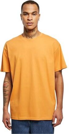 Build Your Brand T-Shirt pour Homme - T-Shirt Basique pour Homme - Coupe surdimensionnée - Coton, Orange Forgotten, XXXXL