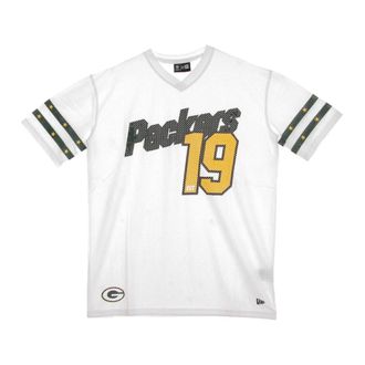 New Era NFL Streifen&auml;rmel Oversized Tee - - Tops - Herren - Wei&szlig; - M