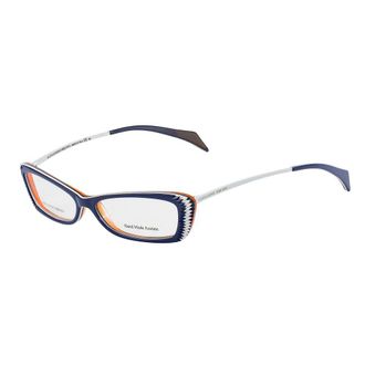 Alexander McQueen Am0081o Marineorange Brille