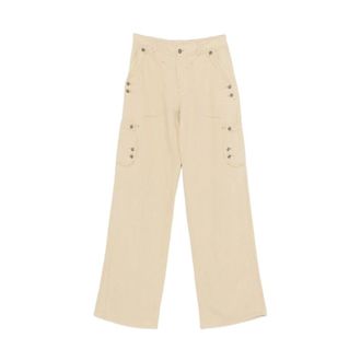 Ermanno Scervino Femme, Pantalons, Beige, Taille: 40 FR Jeans