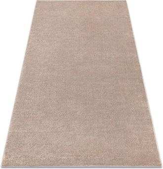 RugsX Teppich softy glatt, einfarbig beige beige 240x330 cm