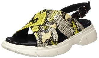 Högl Högl Damen VITALITY Slingback Sandalen, Grün (Limone 8400), 38 EU