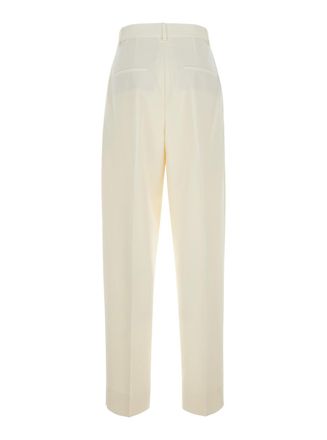 R&oacute;he Womens Trousers Daria White Wool