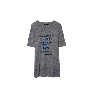 Zadig&Voltaire Tommy Sunday T-Shirt - - Tops - Herren - Grau - XL