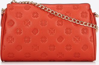 Wittchen Damen-Umh&auml;ngetasche, orangefarbenes gepr&auml;gtes Leder, Naturleder