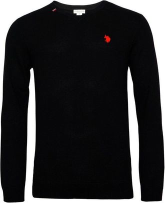 U.S.Polo Association Strickpullover Strickpullover Pullover V-Neck (1-tlg)