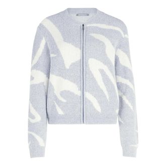 Betty & Co Strick-Cardigan mit Rei&szlig;verschluss - - Knitwear - Damen - Grau - 3XL