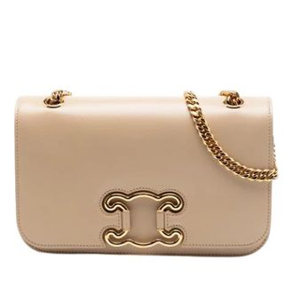 Celine Pre-owned Vintage Umh&auml;ngetasche - - Pre-owned - Damen - Beige - ONE SIZE