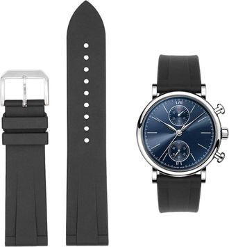 Generic Fluorkautschuk-Uhrenarmband f&uuml;r Pilot Portofino Band f&uuml;r Armband Schnellverschlussarmband 20mm 22mm