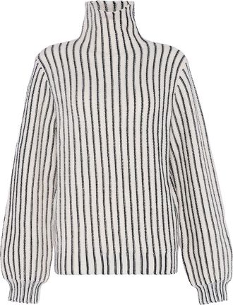 Faina Pullover Damen Wollwei&szlig;