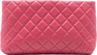 Chanel Pre-owned Sac bandouli&egrave;re matelass&eacute; en cuir - Femme - Pre-owned - Rose - Taille: ONE Size