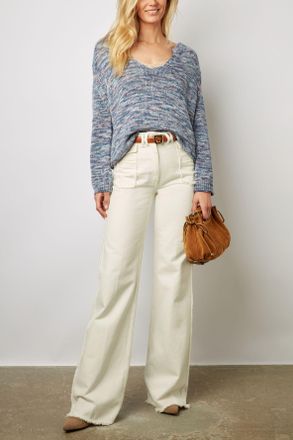 Gerard Darel Pull chin&eacute; en coton multico - LEXIA - Lipstick