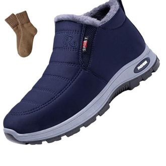 Generic Chaussures orthop&eacute;diques chaudes doubl&eacute;es en peau de mouton avec soutien de la vo&ucirc;te plantaire pour lext&eacute;rieur, bleu, 37.5 EU