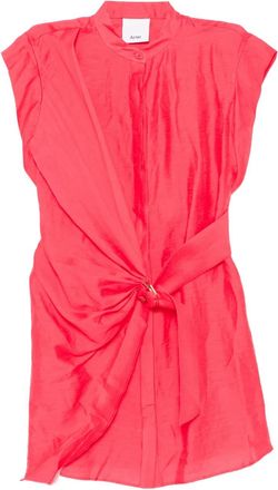 Acler Kleid mit G&uuml;rtel - Rosa