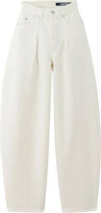 Jacquemus Femme, Jeans, Blanc, Taille: W26 Ovalo de-N&icirc;mes Jeans