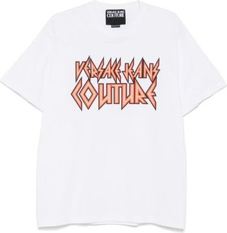 Versace Jeans Couture Homme, Tops, Blanc, Taille: XL T-shirt Blanc Col Rond