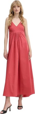 Liu Jo Popeline Maxikleid - - Dresses - Damen - Rosa - M