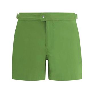 Tom Ford Homme, Maillots de bain, Vert, Taille: M Polyester Swim Shorts