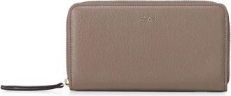 Abro Femme, Accessoires, Gris, Taille: ONE Size Portefeuille en Cuir Élégant & Porte-cartes