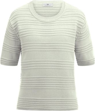 Peter Hahn Rundhals-Pullover Peter Hahn grau