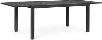 BIZZOTTO Bizzotto - Table de jardin extensible 160/240 cm en aluminium anthracite - louna