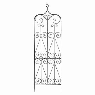 Siena Garden Rankgitter Metall in anthrazit unterverzinkt 51x64 cm