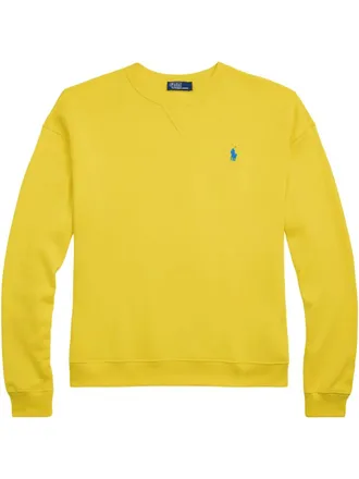 Polo Ralph Lauren Sweatshirt mit Polo Pony - Gelb