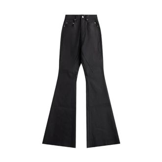 Rick Owens Bolan Bootcut - - Jeans - Damen - Schwarzk - W28