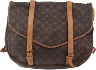 Louis Vuitton unisex, Pre-owned, Brun, Taille: ONE Size Sac bandouli&egrave;re en toile Pre-owned