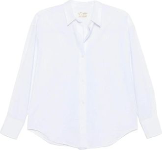 Saint Barth Femme, Blouses et Chemises, Blanc, Taille: 40 FR Cristal Long Sleeve Shirt