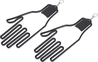Generic 2-teiliger, Leichter Golfhandschuh-Tragest&auml;nder Zur Formerhaltung, f&uuml;r Outdoor-Sportbegeisterte, Schwarz