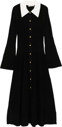 SIMKHAI robe Phillipa à coupe mi-longue - Noir