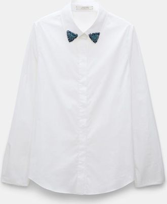 Dorothee Schumacher Hemd mit besticktem Kragen