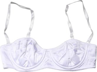 Dolce & Gabbana Soutien-gorge balconnet &agrave; armatures semi-rembourr&eacute; - Femme - Sous-v&ecirc;tements - Blanc - Taille: 38 FR
