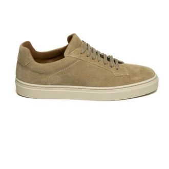 Frau Homme, Chaussures, Beige, Taille: 44 EU 29B1 Baskets en Daim