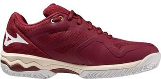 Mizuno Femmes Wave Exceed Light Clay Chaussures De Tennis Chaussure Terre Battue Rouge Foncé - Blanc 37