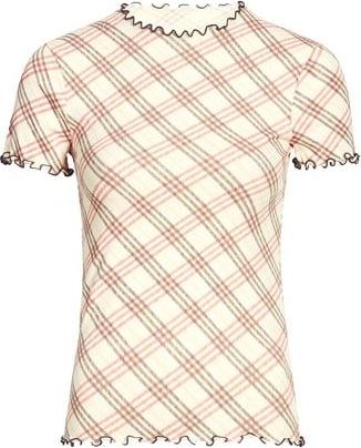 Burberry Top &agrave; carreaux