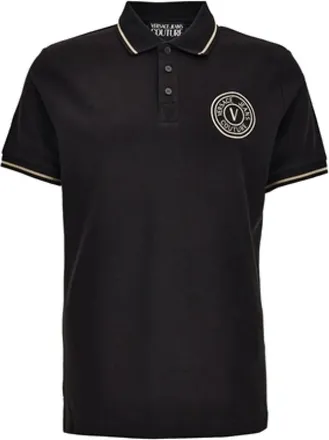 Versace Jeans Couture Homme, Tops, Noir, Taille: L Logo Couture Polo