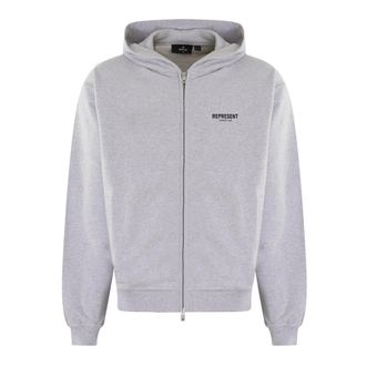 Represent Club Zip Hoodie in Grau - - Sweatshirts & Hoodies - Herren - Grau - XL