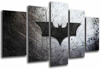 Cuadros Cámara Cuadros Cámara Fotogalerie mehrfarbig 165 x 62 cm Batman, Joker, Superheoe, Contemporary, Wohnzimmer, Fotogalerie