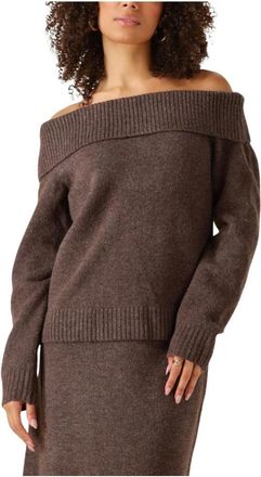 Notre-V Damen, Strickwaren, Braun, SGr&ouml;&szlig;e