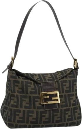 Fendi Sac bandouli&egrave;re Zucca Canvas Pre-owned - Femme - Pre-owned - Brun - Taille: ONE Size