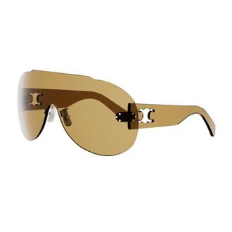 Celine Sundown Shade Sonnenbrille - - Accessories - Damen - Gelb - ONE SIZE