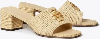 Tory Burch Eleanor Sandalette aus Raffiabast